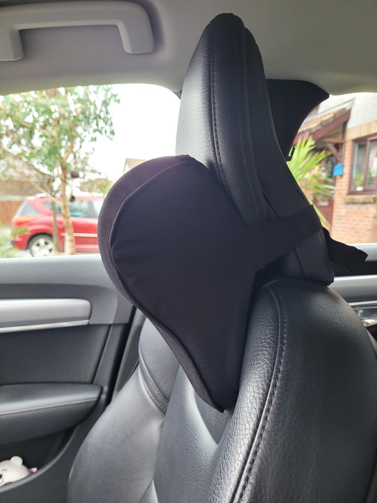 FOUNDCOOL Memory Foam Car Neck Support Pillow for Driving Seat Headrest ...