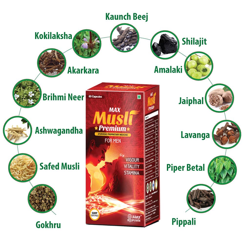 Buy Max Ayurveda Musli & King Power Oil for Stamina, Extra Vitality ...
