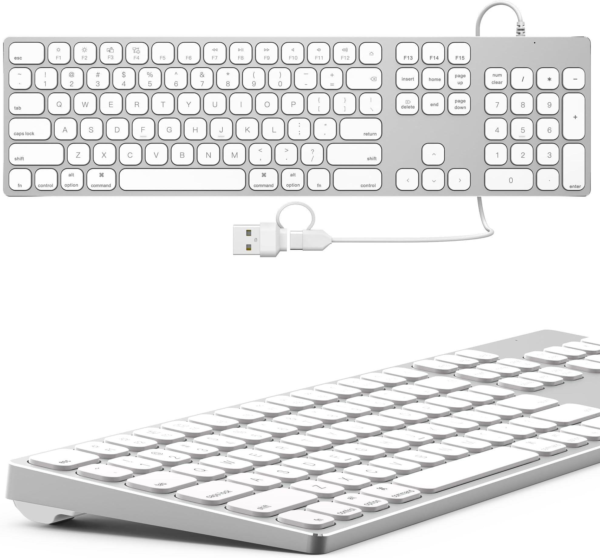 Amazon.com: Matias Wired Aluminum Keyboard for Mac, Mac Numeric ...