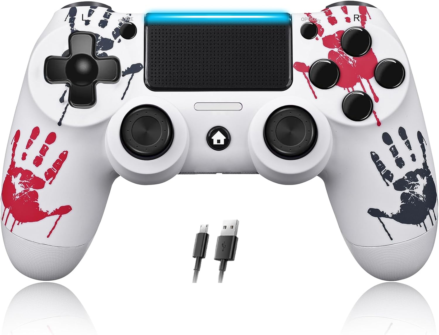 Mando Compatible con Ps-4,Mando Joystick Inalámbrico Compatible con PS ...