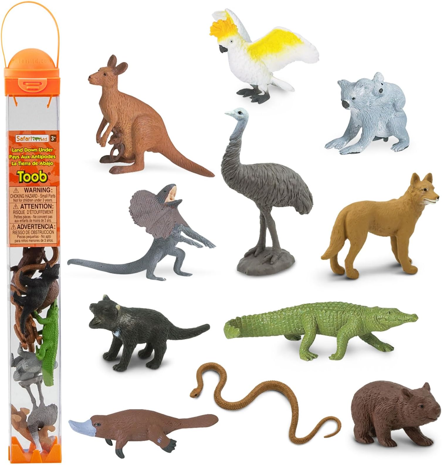 Safari Ltd. The Land Down Under 12 Count Australian Animal Miniature ...