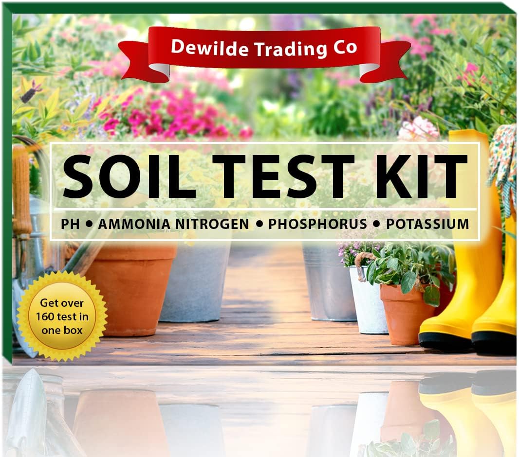 Amazon.com: Soil Test Kit -140 Test- Testing PH Ammonia Nitrogen ...
