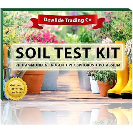 Amazon.com: Soil Test Kit -140 Test- Testing PH Ammonia Nitrogen ...