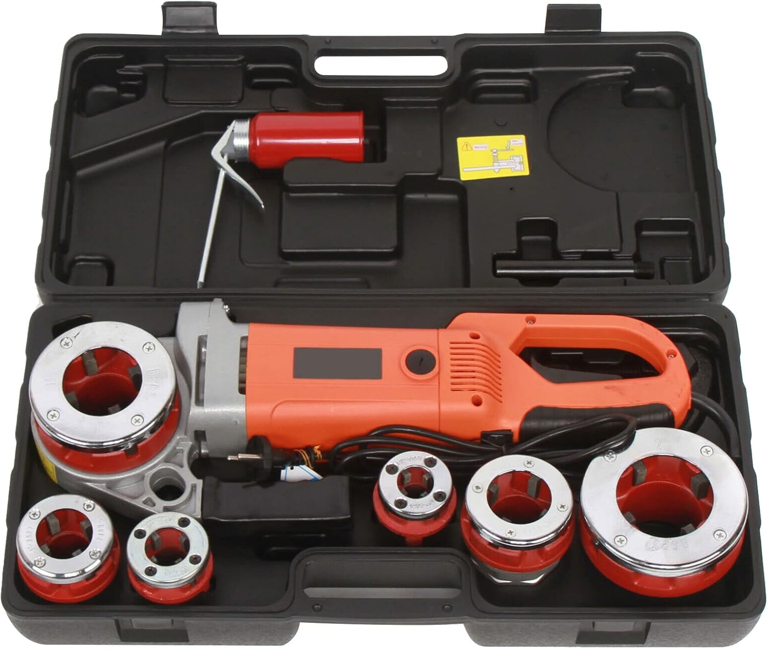 ZAWAYINE Electric Pipe Threader Pipe Threading Machine Hand Held Pipe ...