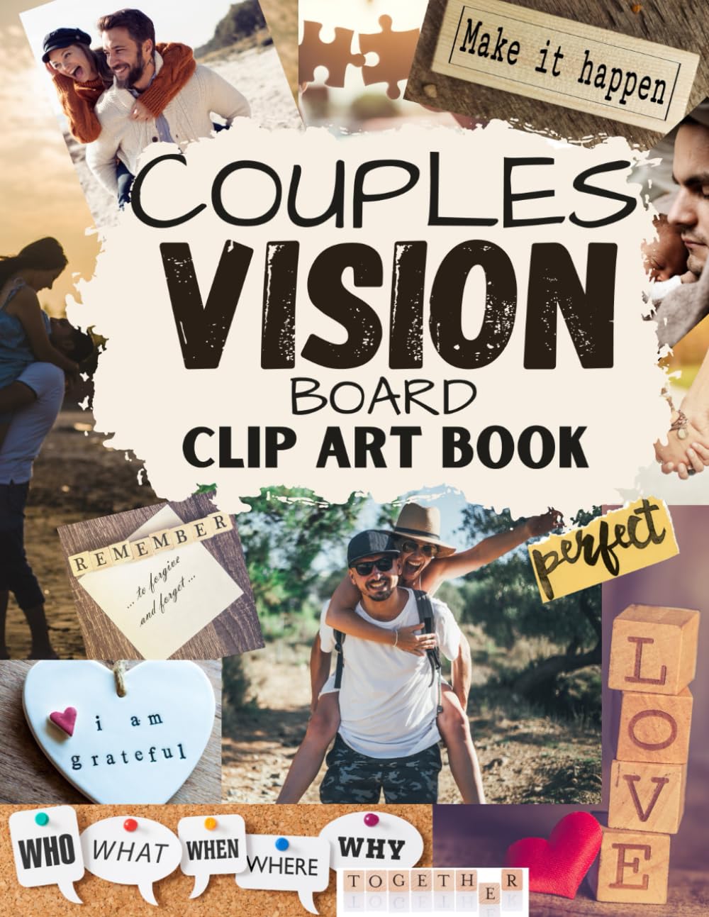 Couple Vision Board Clip Art Book: Extensive Collection of Inspiring ...