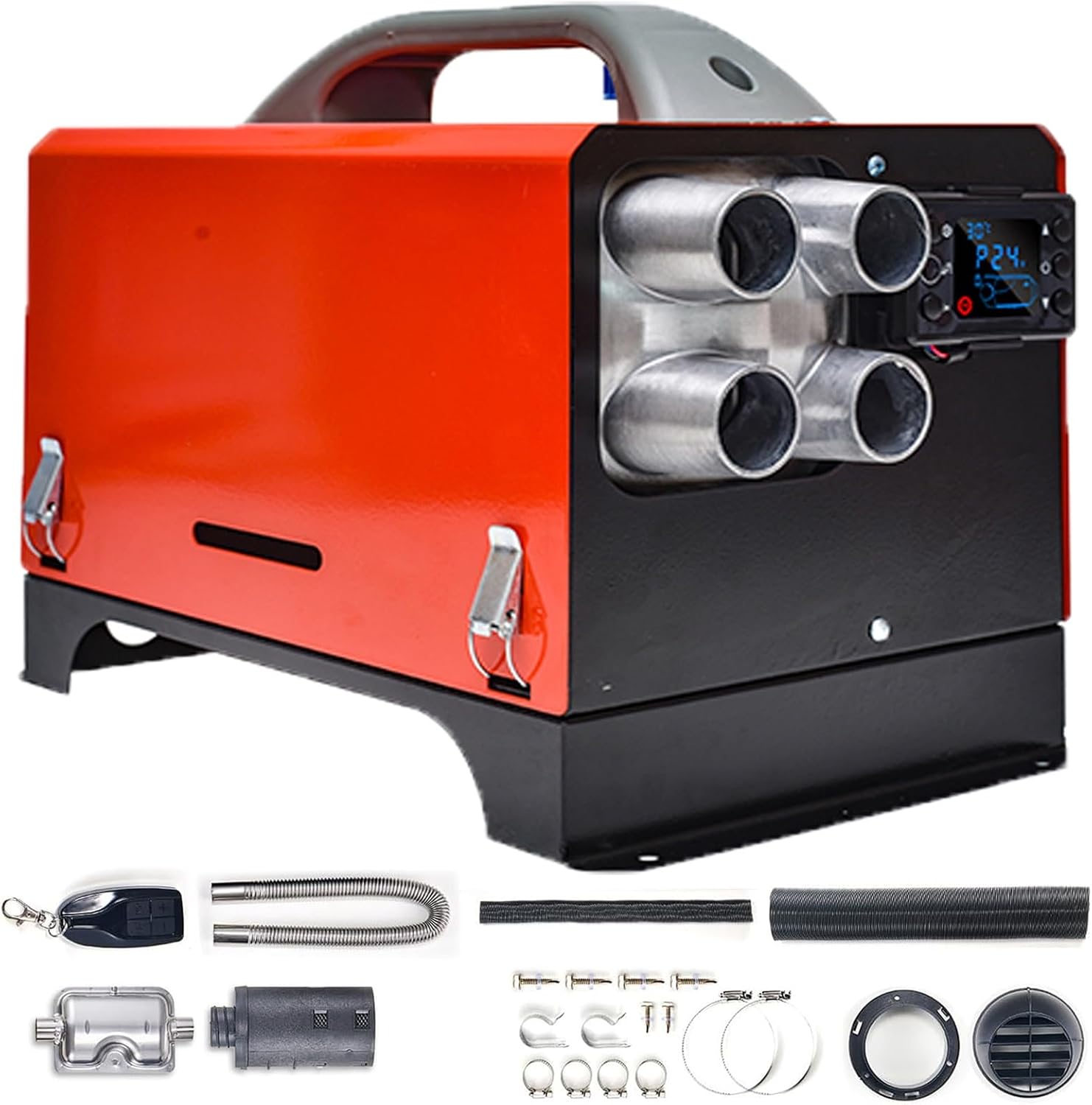 Amazon.com: 5KW Diesel Heater, Four Holes Air Diesel Parking Space ...