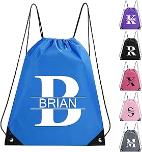 Amazon.com | Custom Drawstring Backpacks, Bulk Personalized Drawstring ...