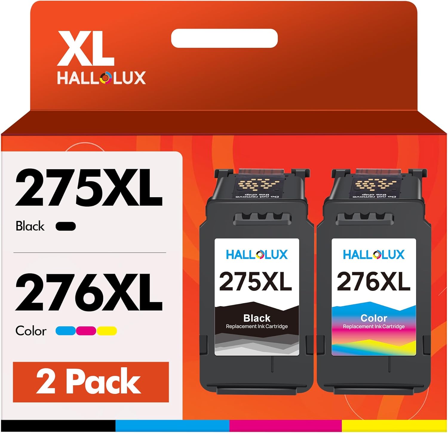 275 276XL Compatible for Canon 275 276 XL Ink Cartridges for Canon Ink 275 276 CL-276 for Canon ...