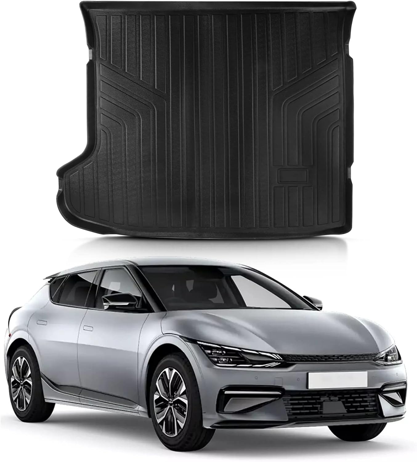 Amazon.com: PSLER Rear Trunk Mat Cargo Liner for Kia EV6 2022 2023 ...