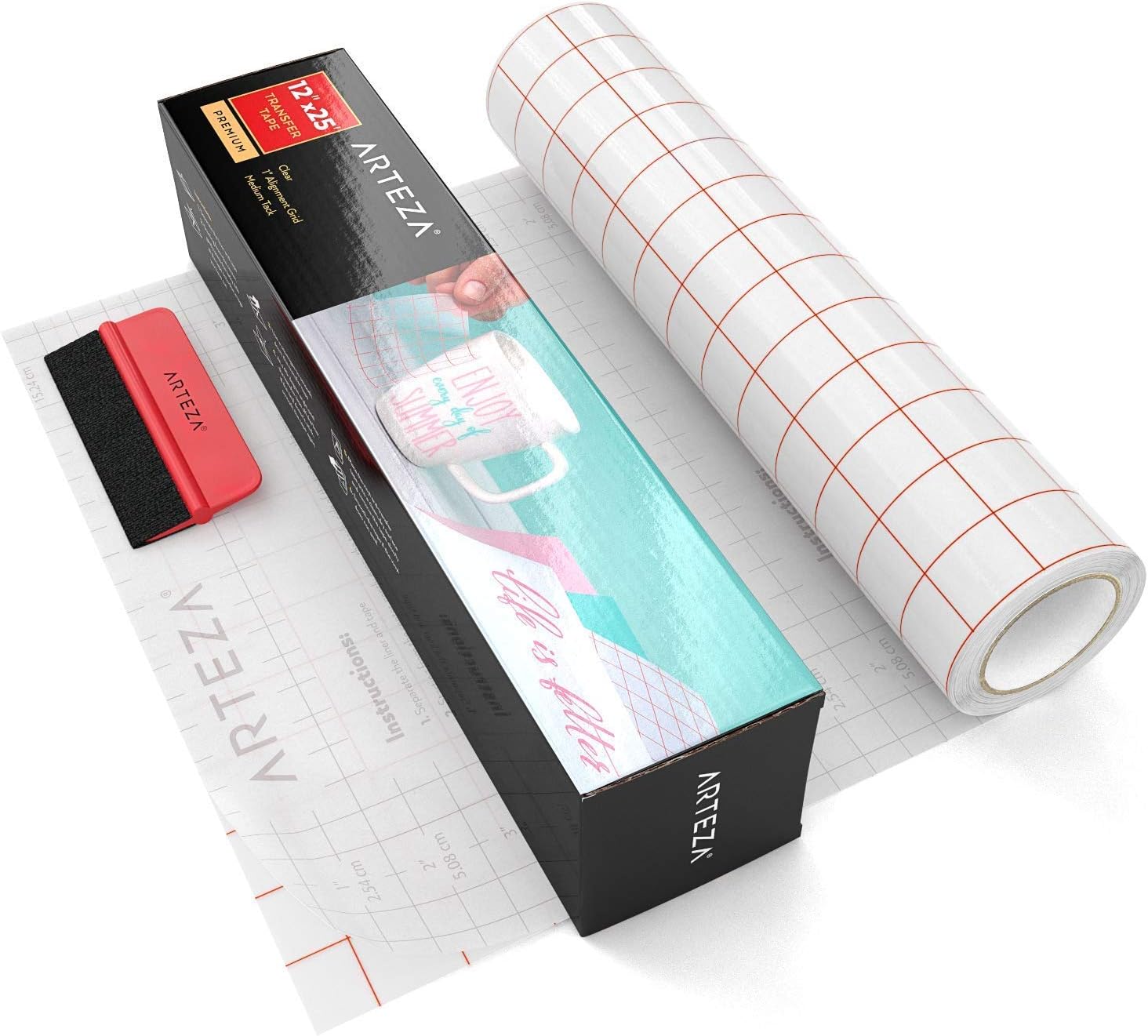 Amazon.com: VViViD Vinyl Transfer Tape Roll Clear with Blue Alignment ...