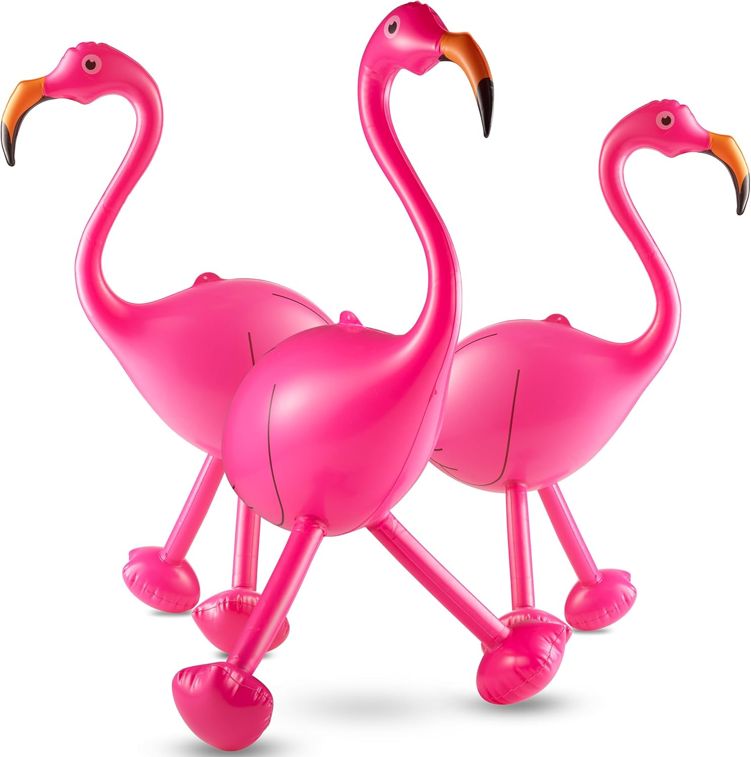 Amazon.com: Inflatable Flamingo Party Decorations - (Pack of 3) 28 ...