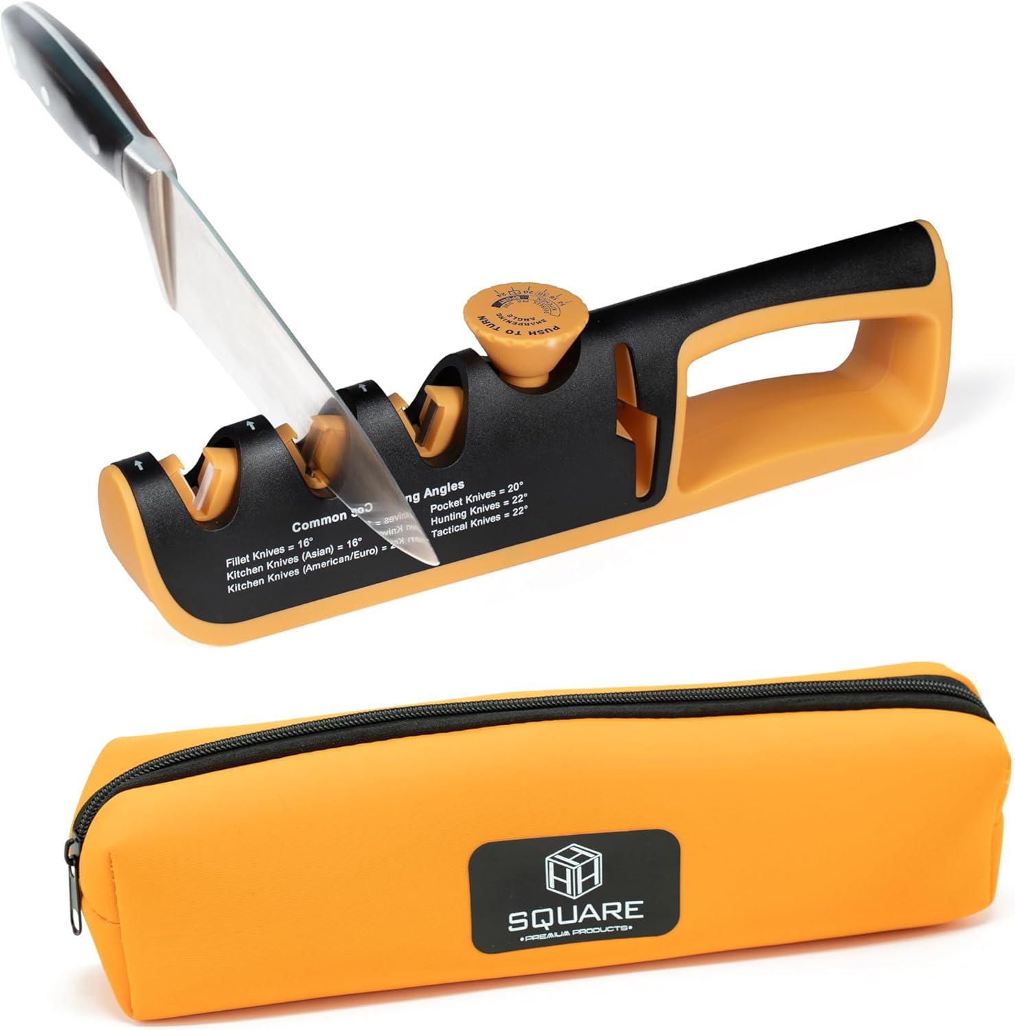 Amazon.com: HSQUARE 4 in 1 Knife Sharpener Tool – Tungsten Steel ...