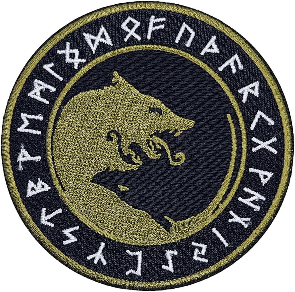 Amazon.com: Viking Úlfhédnar No Mercy Only Violence Wolf Odin God Patch ...