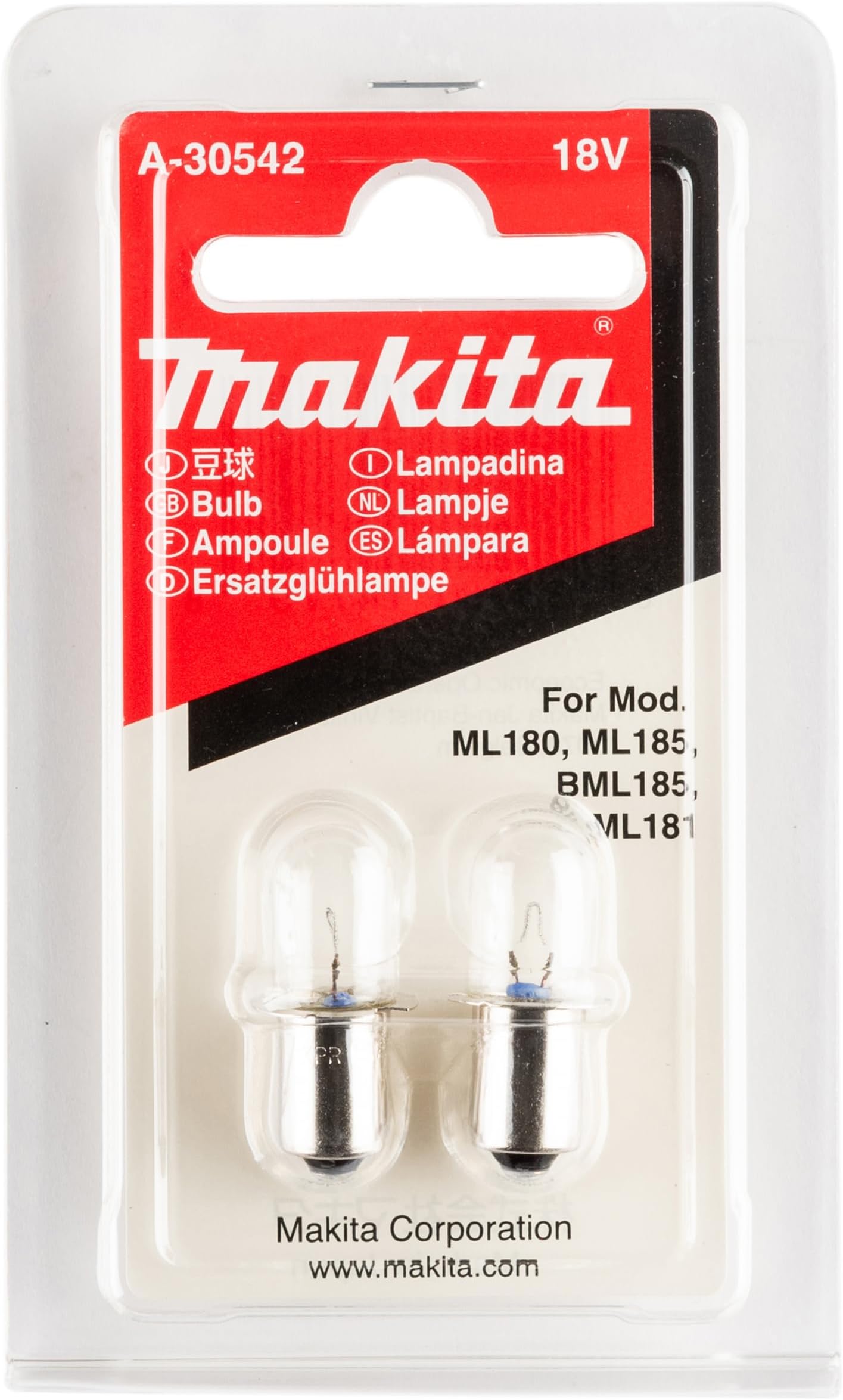 Piumeif (4 Pcs) 18v Xenon Flashlight Bulb Replacement fits for Dewalt ...