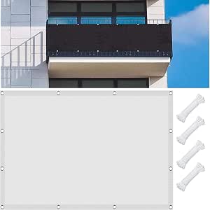 Amazon.co.jp: Veranda Blindfold Shade Waterproof Balcony Shade 120 x ...