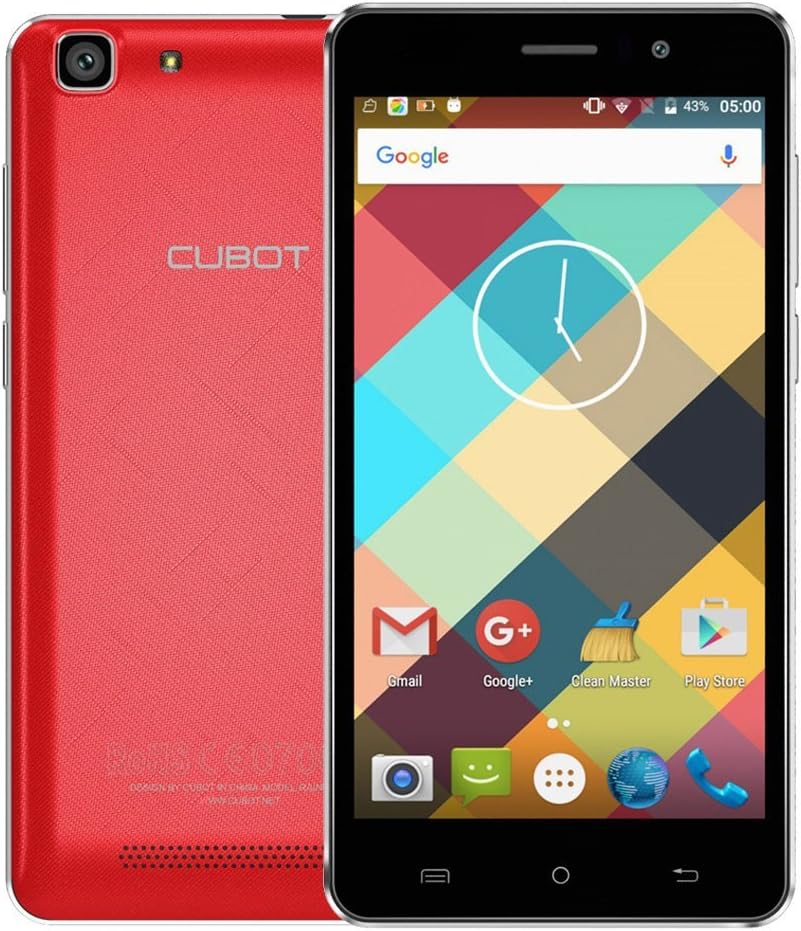 Amazon.com: Cubot Rainbow Smartphone 3G WCDMA Android 6.0 OS Quad Core ...