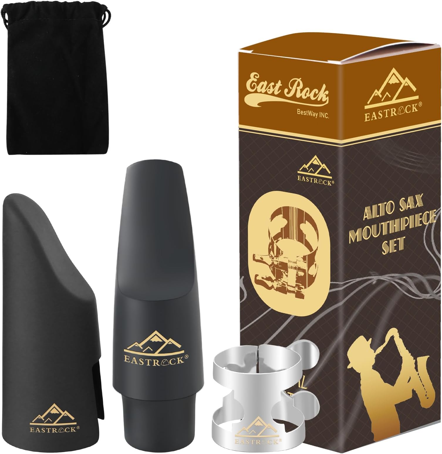 Amazon.com: 29 Pcs Alto Saxophone Mouthpiece Kit - Includes Metal ...