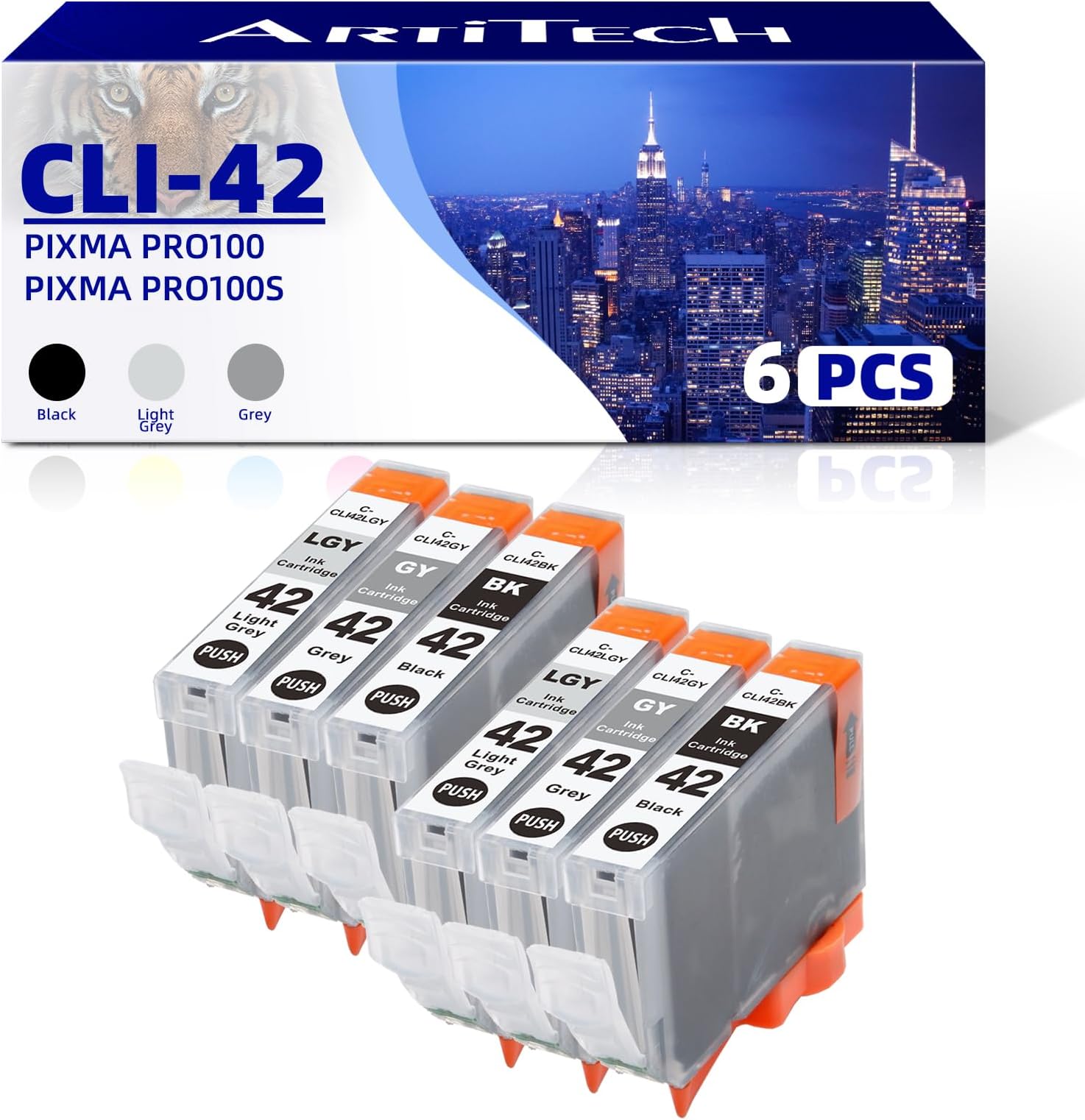 Amazon.com: ARTITECH CLI-42 Pixma Pro-100 Ink Replacement for Canon CLI ...