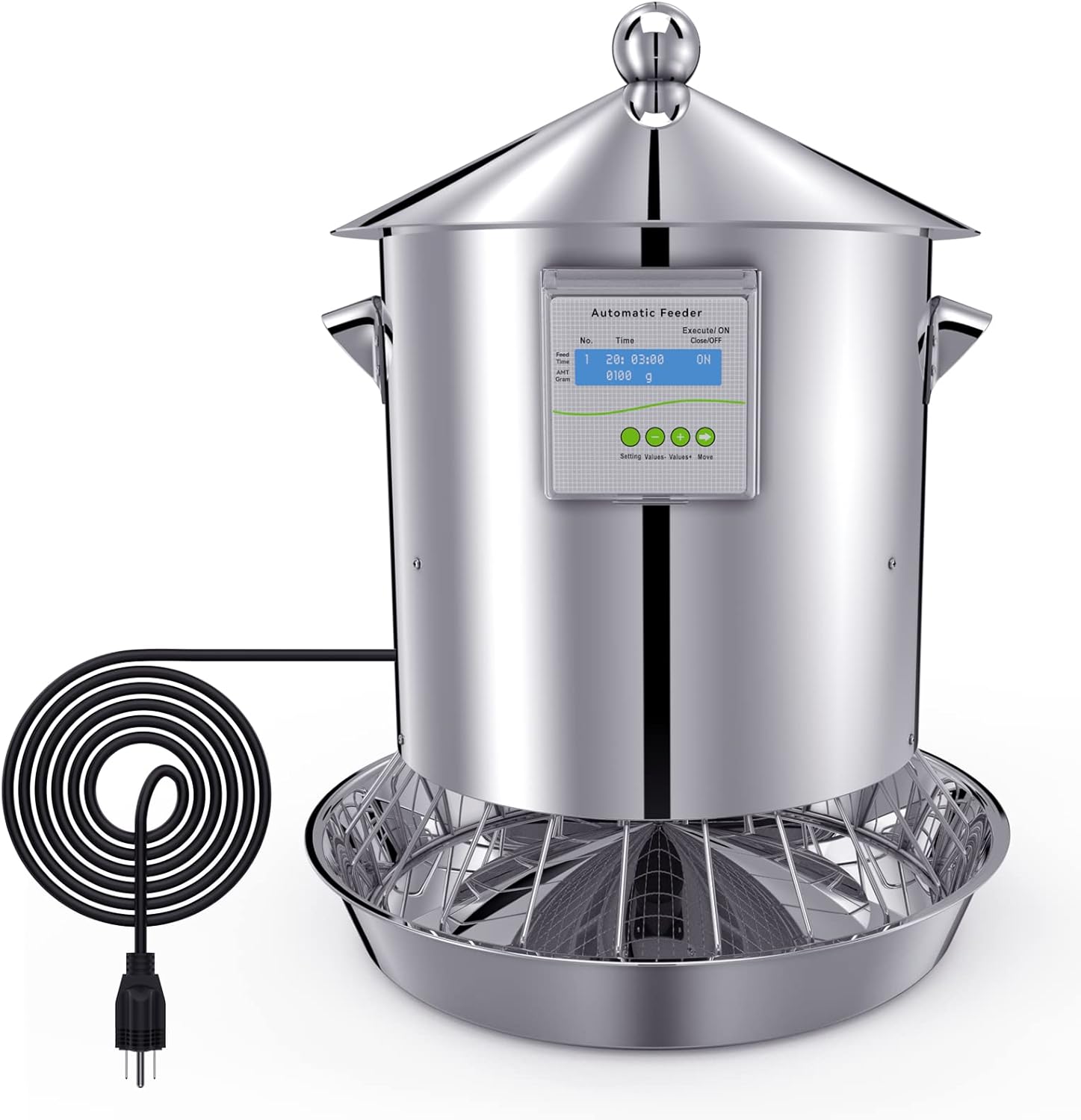 Amazon.com : ChiPak Automatic Chicken Feeder with Timer, 25LB Capacity ...