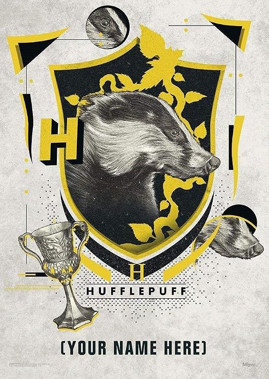 Amazon.com: MIGHTYPRINT Harry Potter - Hufflepuff – Personalize with ...
