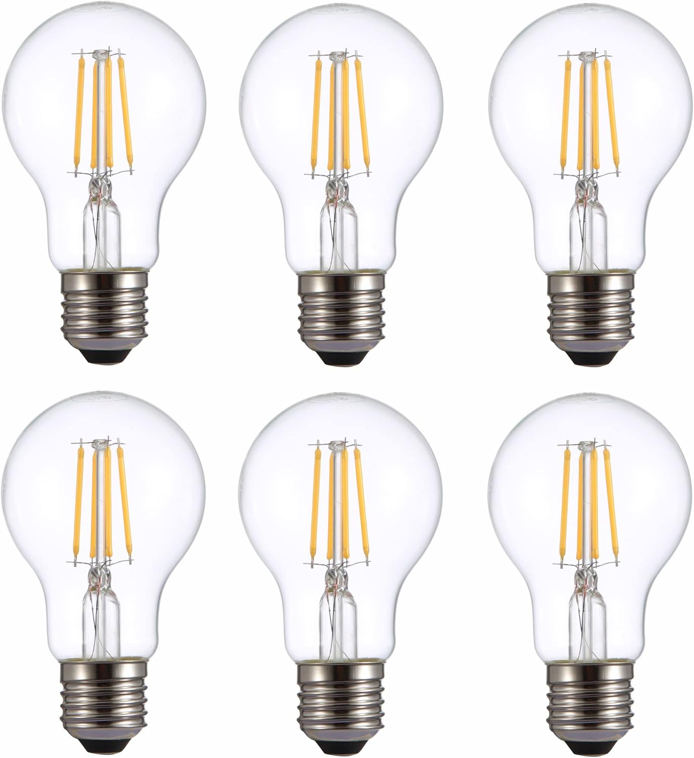 TEKLED® A60 Filament Vintage LED Bulbs | E27 Edison Screw | Energy ...