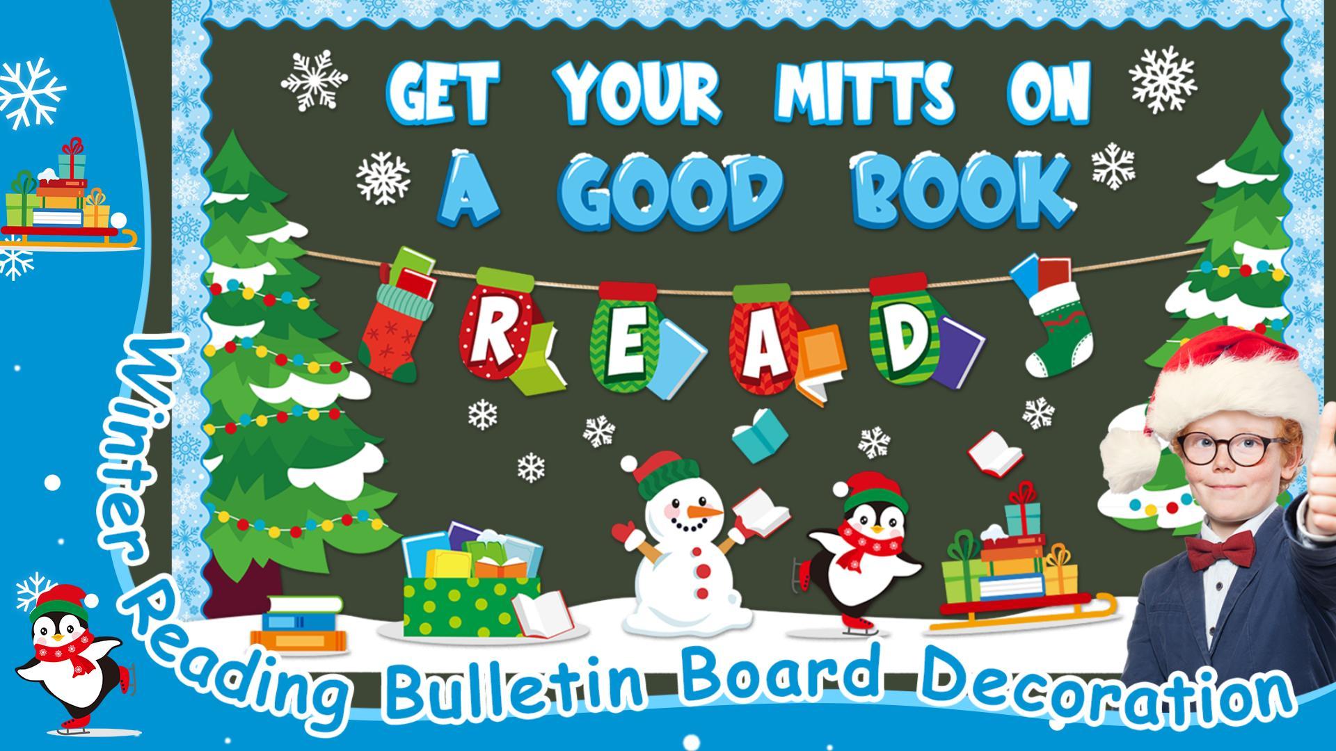 Winter Reading Bulletin Board Ideas Chilling With A Good Book A