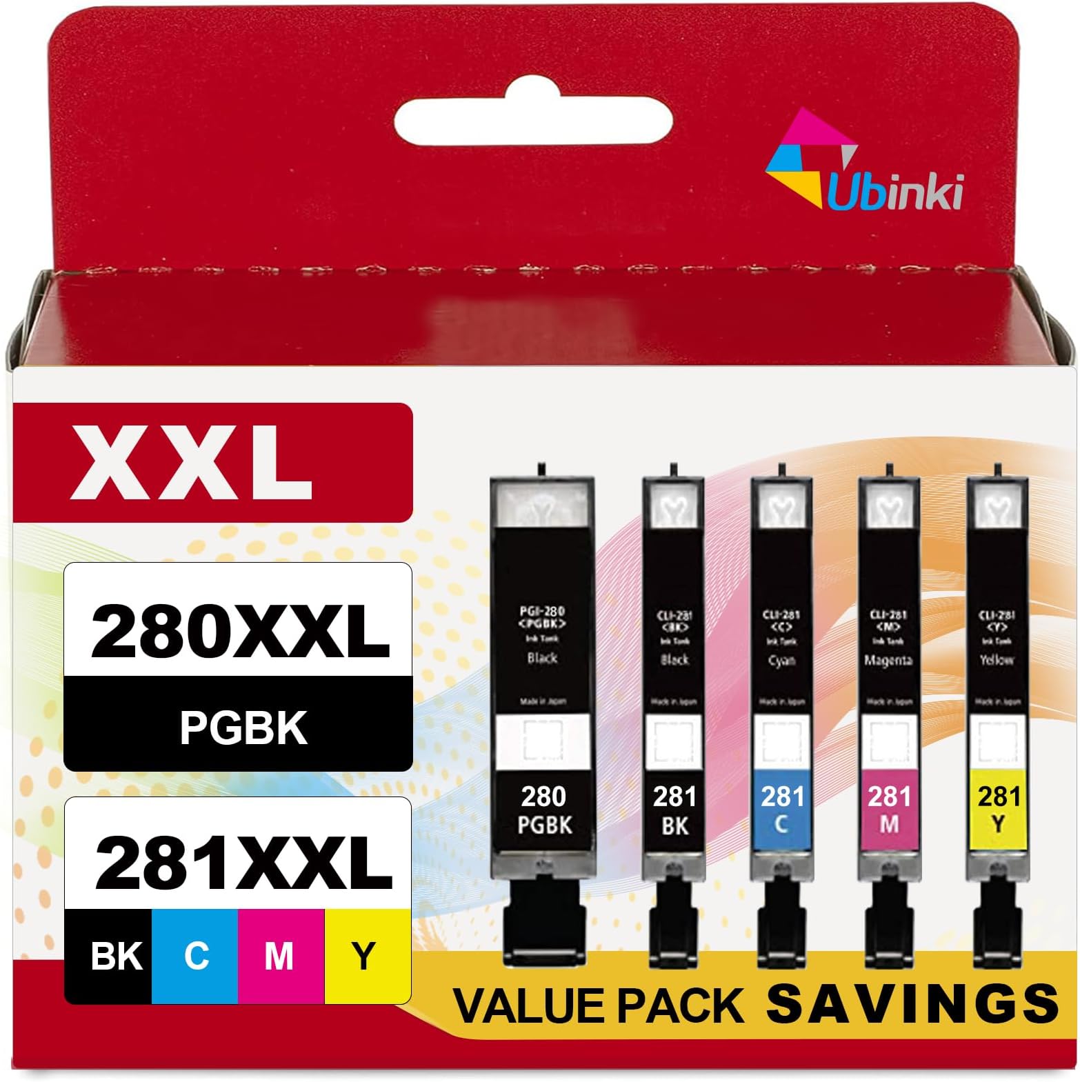 Amazon.com: Ubinki Compatible Ink Cartridge Replacement for Canon 280 ...