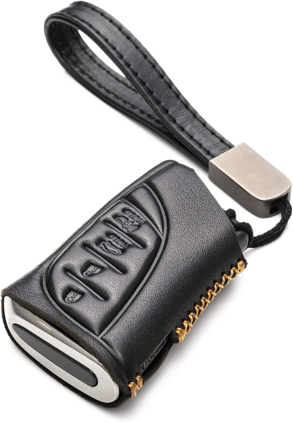 Amazon.com: Vitodeco Genuine Leather Smart Key Fob Case Compatible with ...