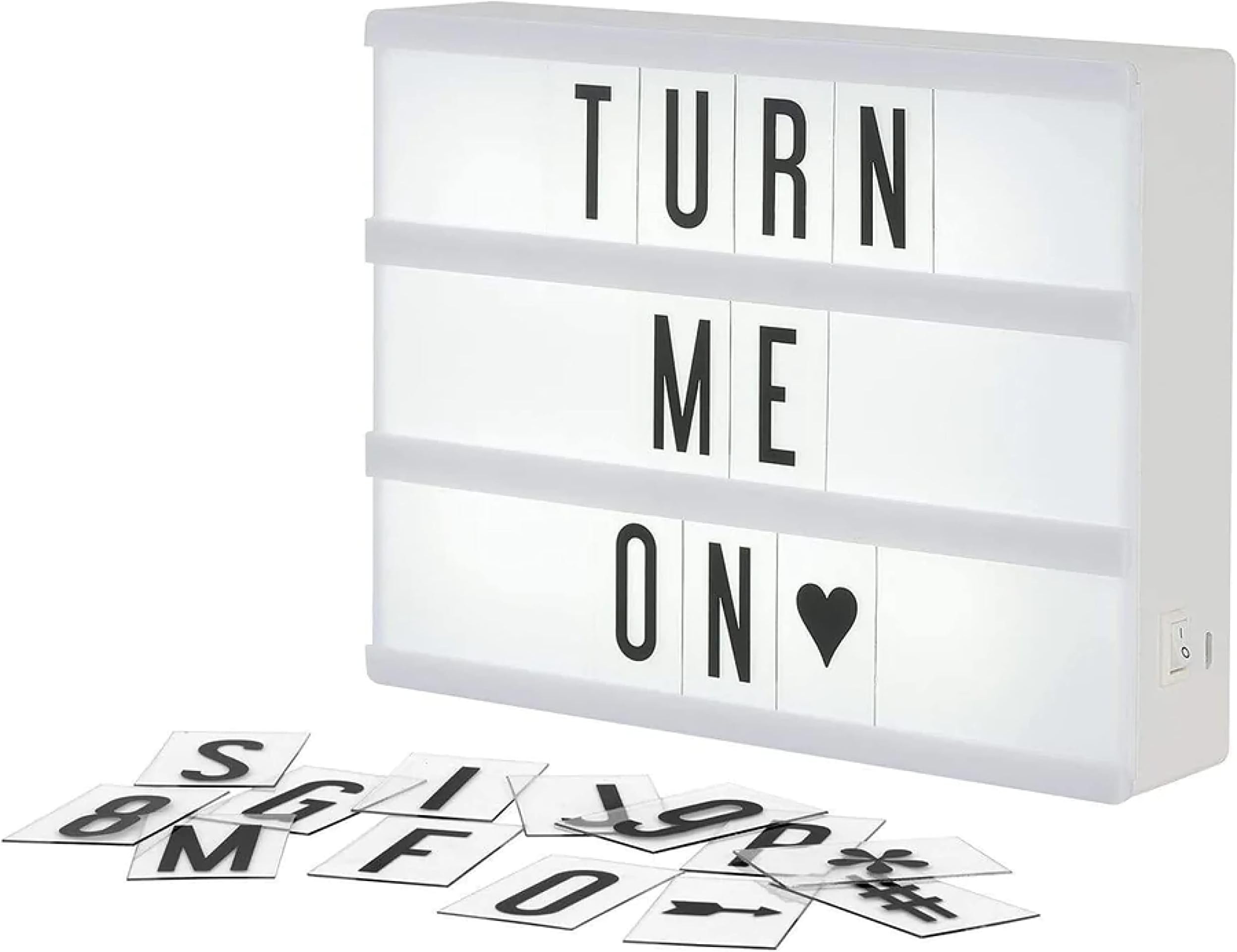 Amazon.com : Cinema Light Box - A4 Size 16 Color Changing Light Up ...