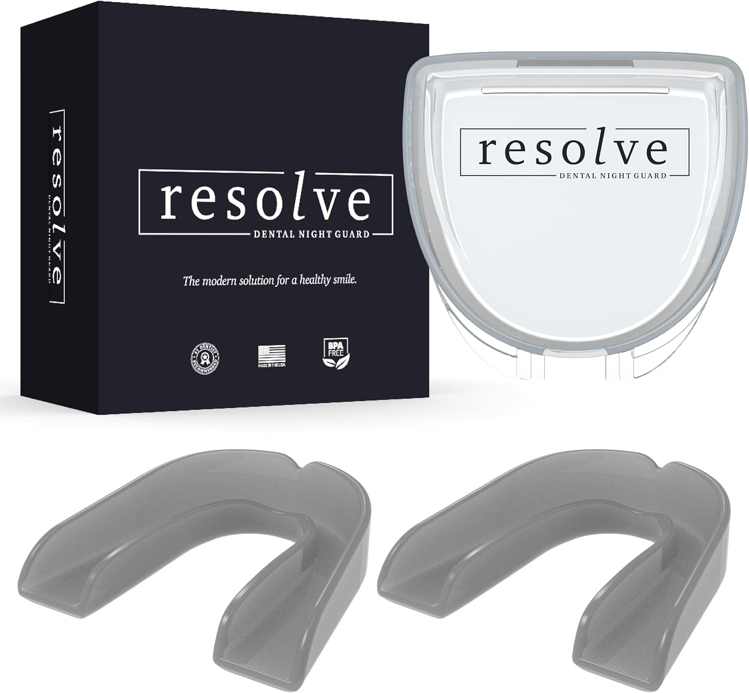 Amazon.com: Resolve Night Guard - Custom-Fit Dental Mouth Guard for ...