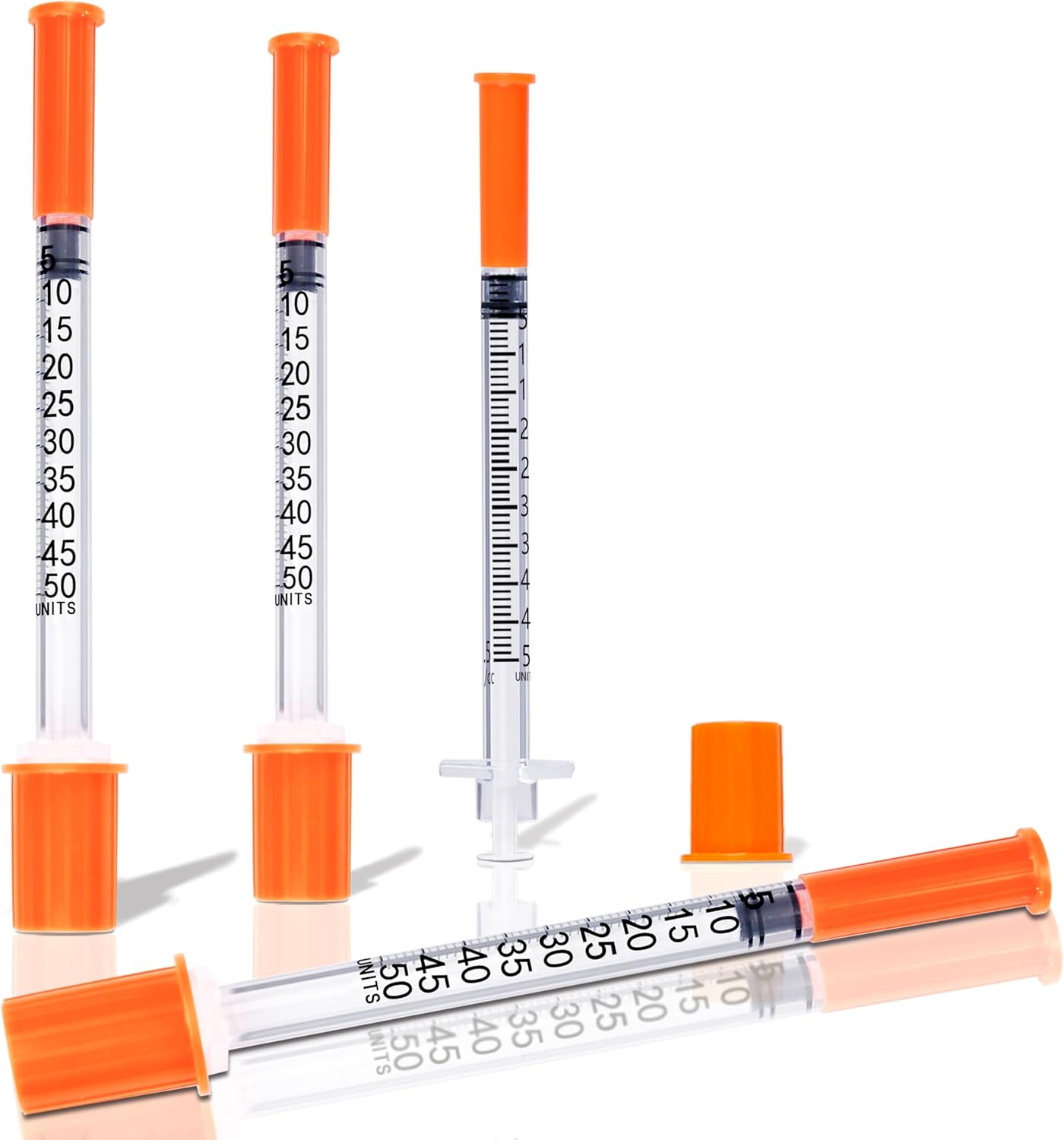 Amazon.com: 0.5 ml/cc 30G 5/16 Inch Syringes, U-100 Scientific Lab Syringe, Individual Wrapped ...