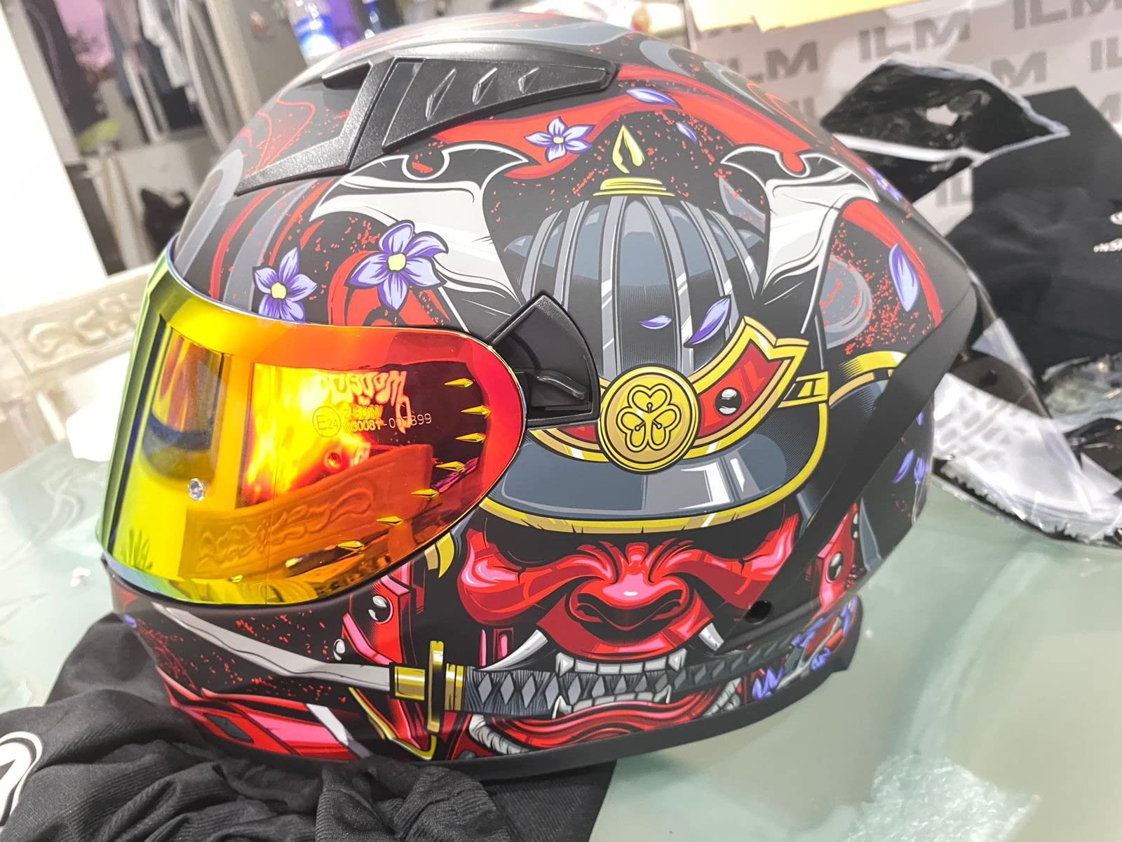 $33/mo - Finance ILM Motorcycle Helmet Full Face with Pinlock ...