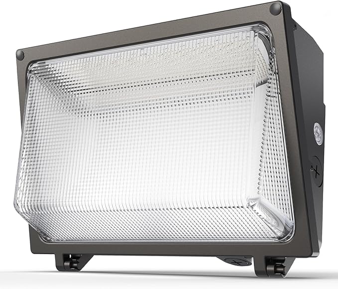 Litezone LED Wall Pack Light: 120W 18000LM Glass Lens Wall Pack Lights ...