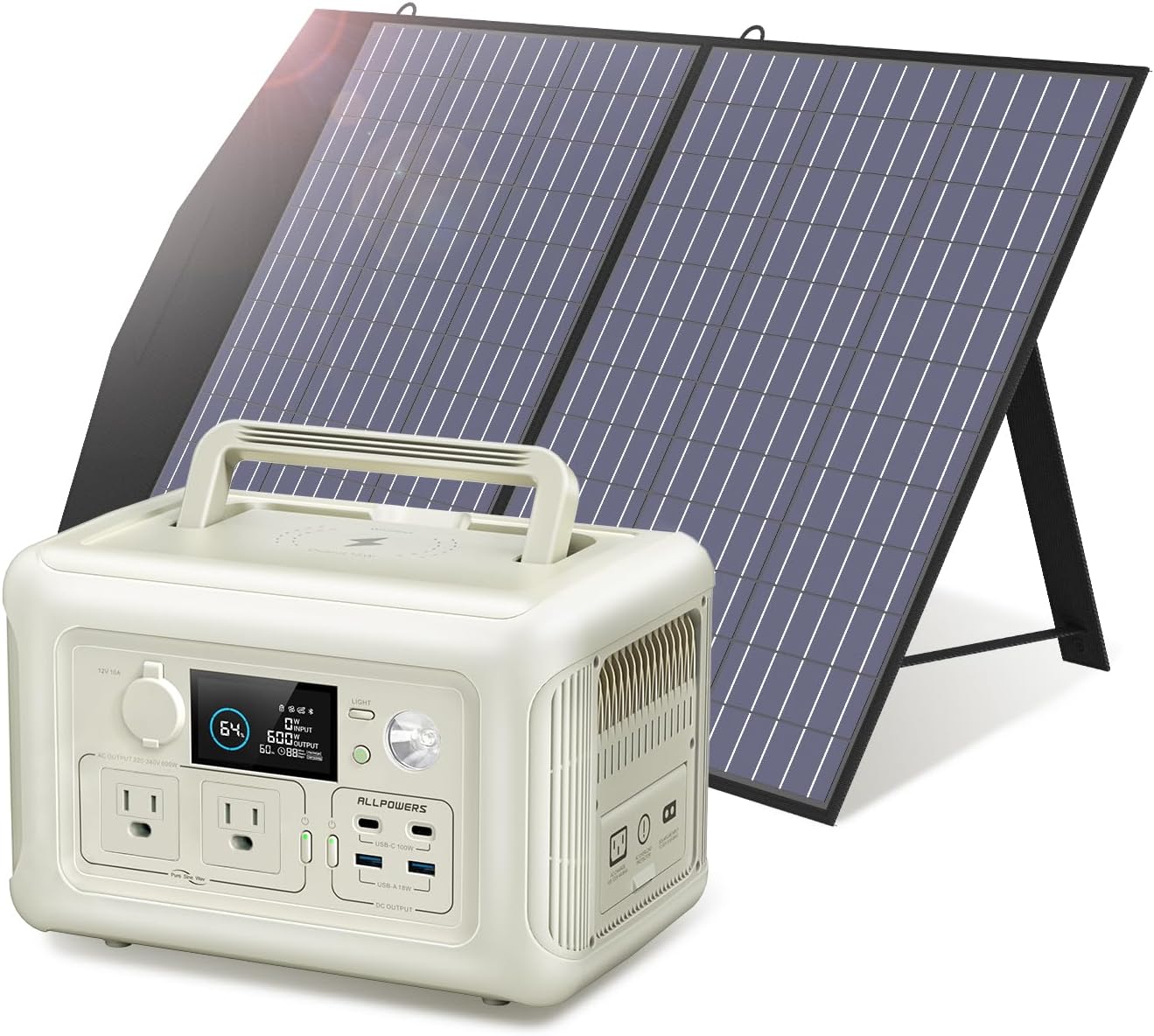 Amazon.com: ALLPOWERS R1500 Portable Power Station with SP037 Solar ...