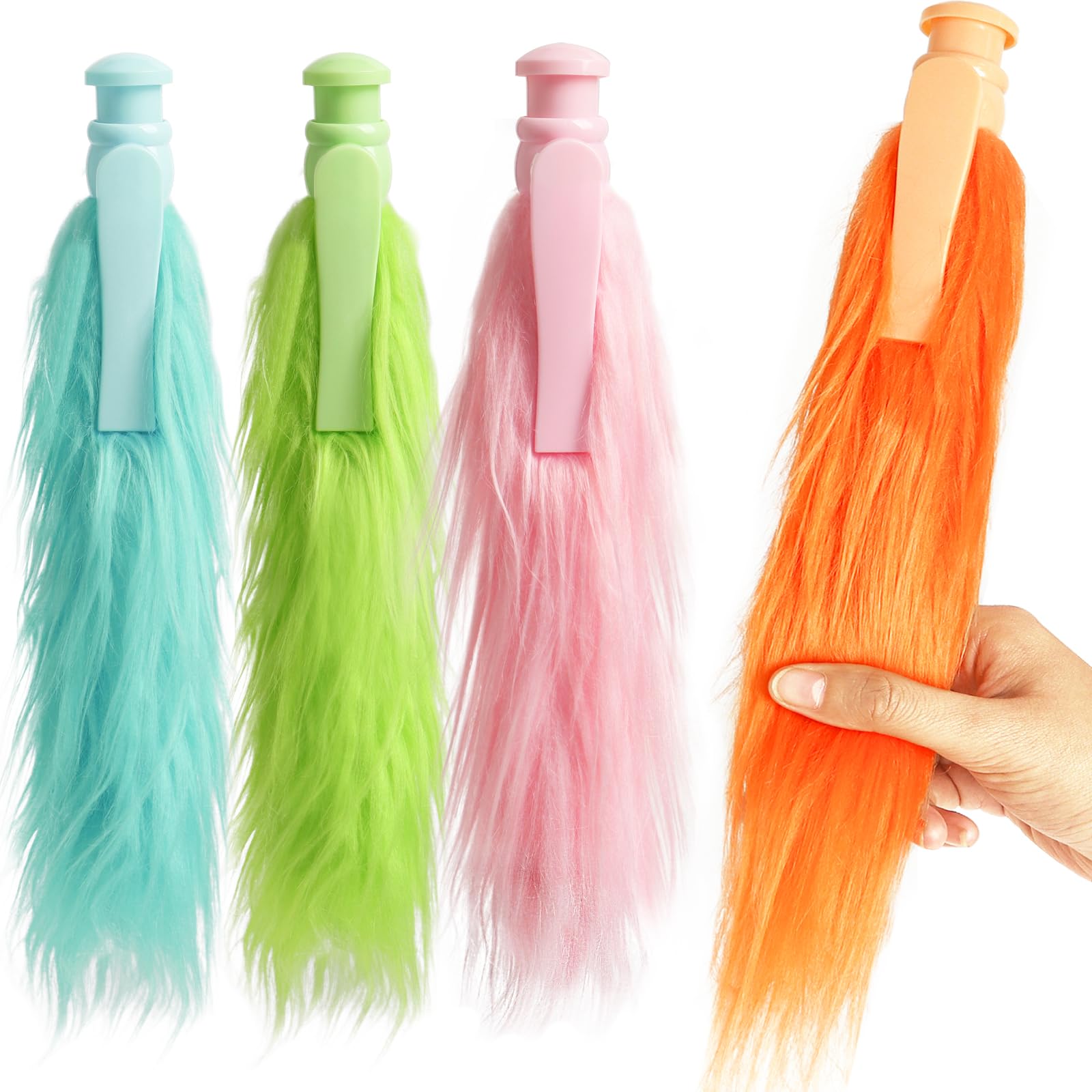 Amazon.com : SBYURE 4 Pack Pom Pom Pens Huge Puffy Pens Colorful Cute ...