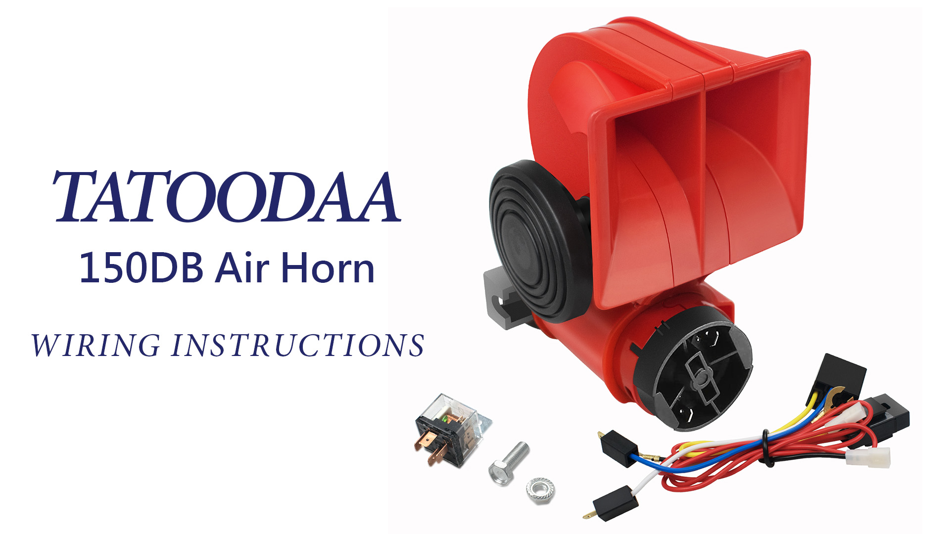 Watch car horn wiring Instructions on Amazon Live