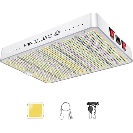 EXLENVCE 1500W 1200W LED Grow Light Full Spectrum for Indoor Plants Veg ...