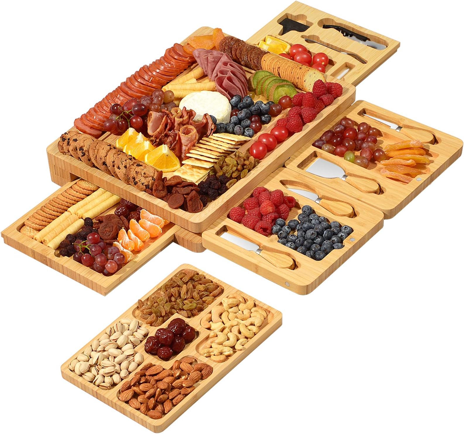 Amazon.com | xinyoec Large Charcuterie Boards Gift Set - Cheese Board ...