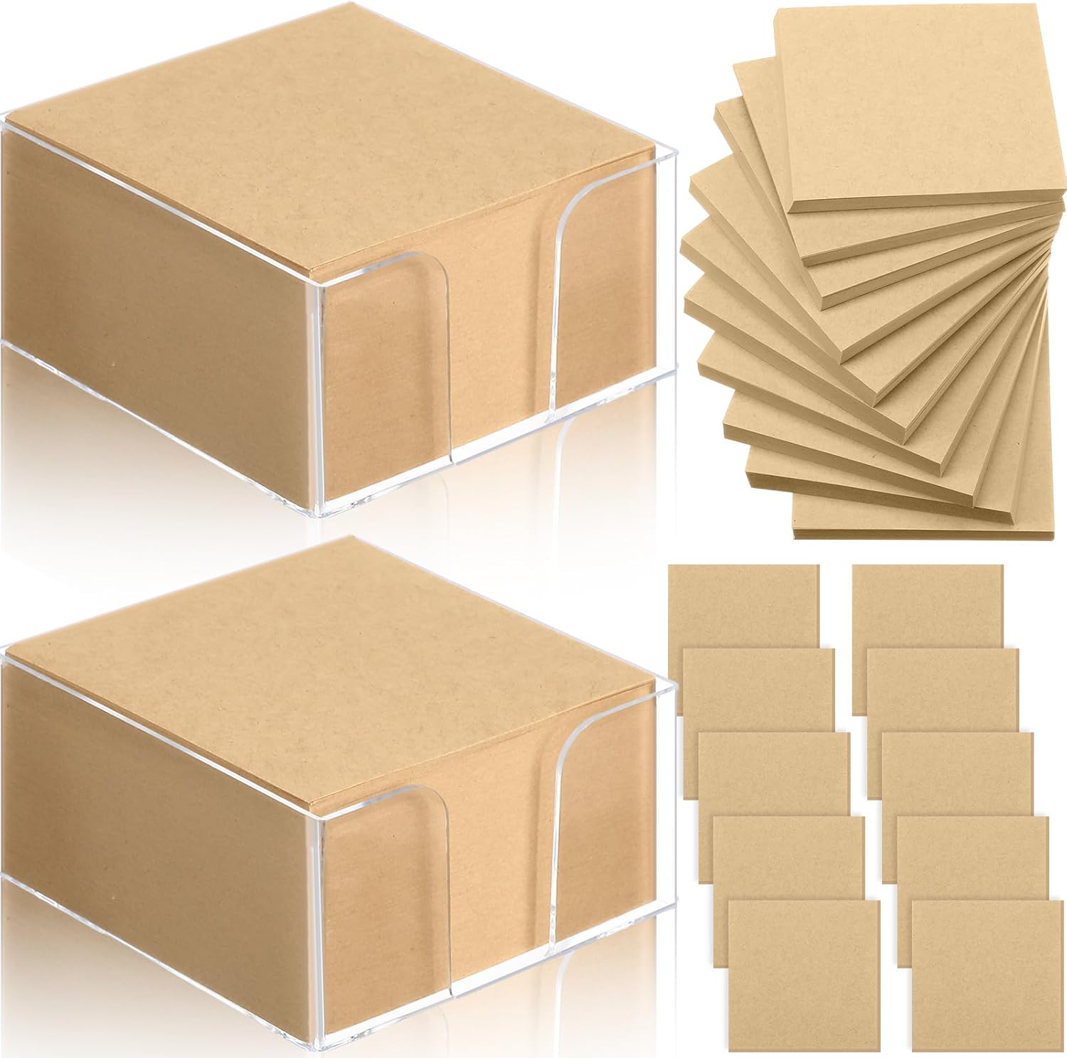 Amazon.com : Resurhang 1000 Pieces 3.4 Inch x 3.4 Inch Memo Cube Office ...