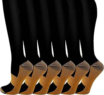 Amazon.com: bropite Compression Socks for Women & Men Circulation ...