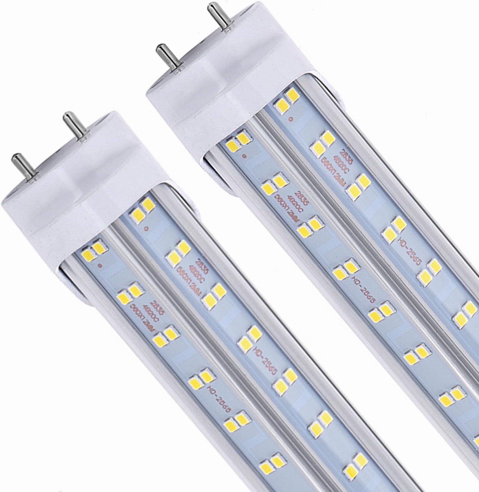 TOPTRONED T8 LED Tube Light Bulbs 4FT, 75W 9000Lm 6000K Cool White, Bi ...