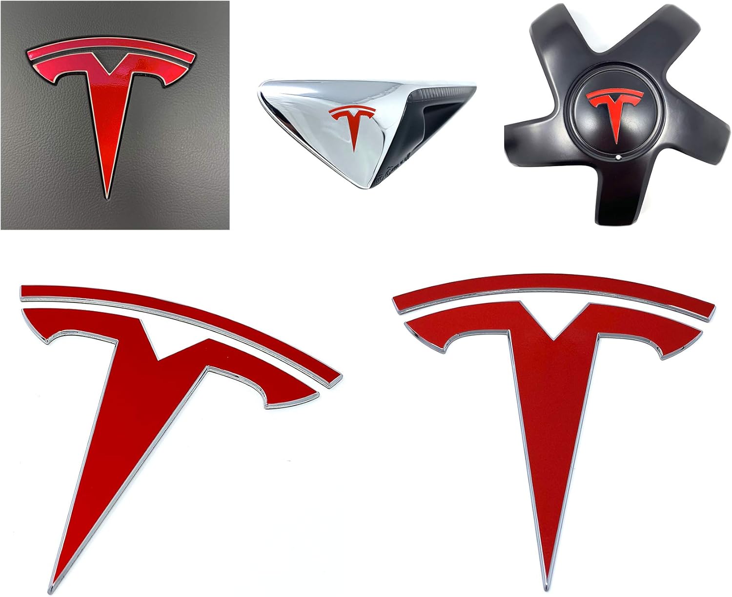Amazon.com - Logo Decal Overlay Stickers for Tesla Model 3 (2017 to ...
