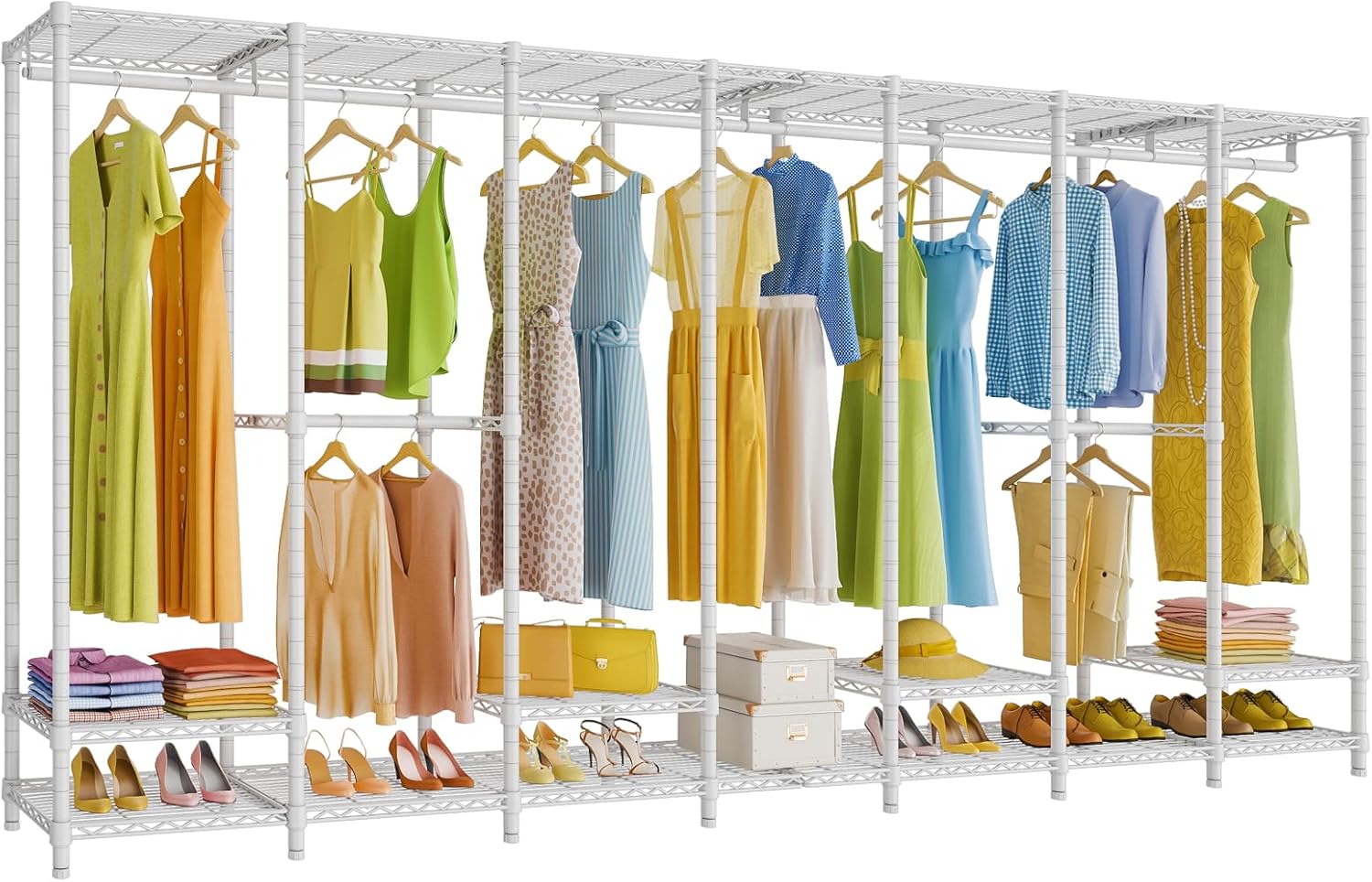 Amazon.com: VIPEK V70 Extra Large Clothes Rack Heavy Duty Clothing Rack ...