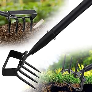 Amazon.com : Hula Hoe Garden Tool - 2 in 1 Stirrup Action Hoe & Rake ...