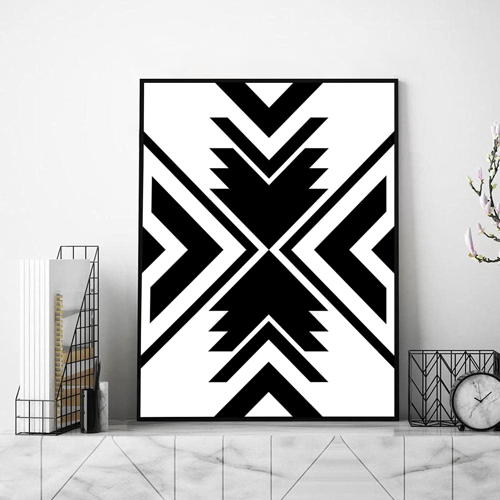 Aztec Art Patterns Black And White