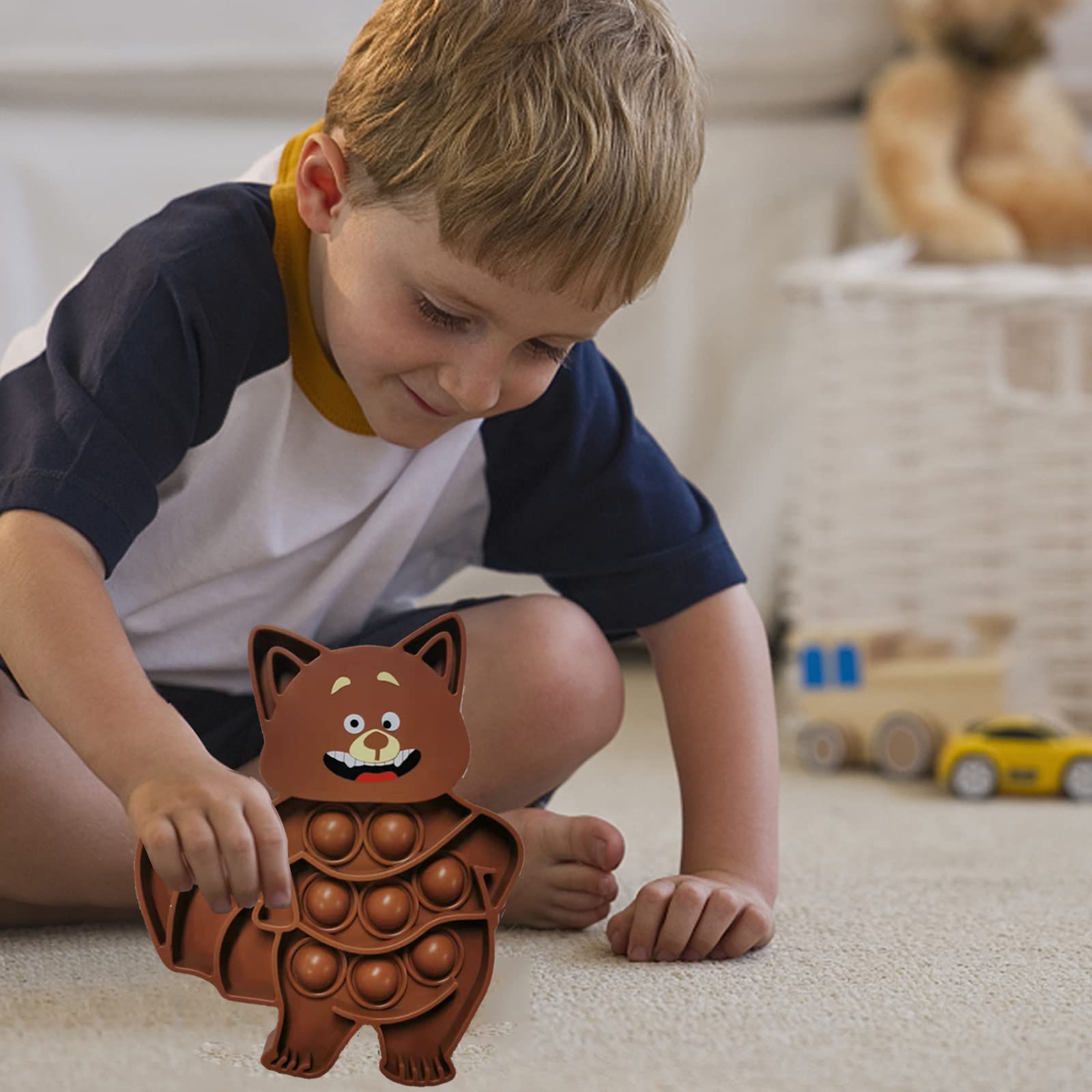 Turning Red Push Pop Fidget Toy, Turning Red Mei Panda Sensory Autism ...