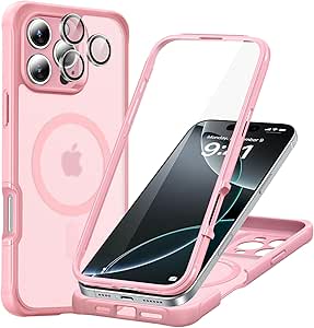 Amazon.com: ESR for iPhone 16 Pro Case, Compatible with MagSafe, Full-Body Military-Grade Drop ...