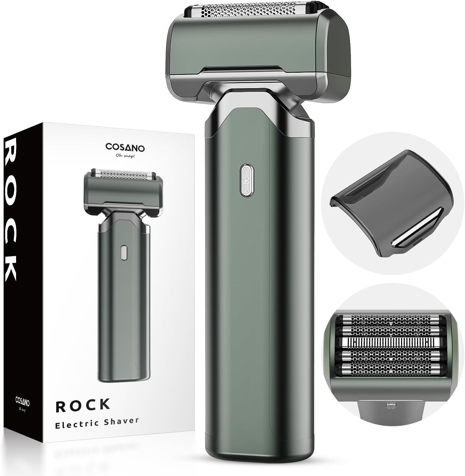 Amazon.com: COSANO Compact Foil Shaver, Portable Electric Razor for Men ...