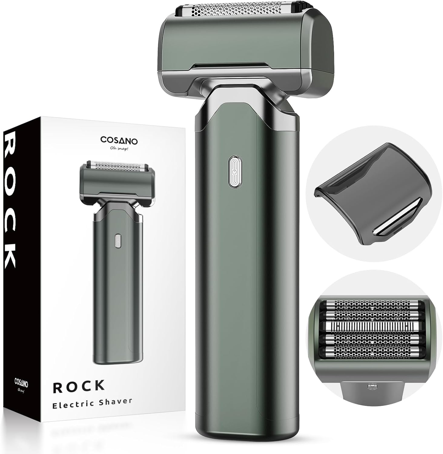 Amazon.com: COSANO Compact Foil Shaver, Portable Electric Razor for Men ...