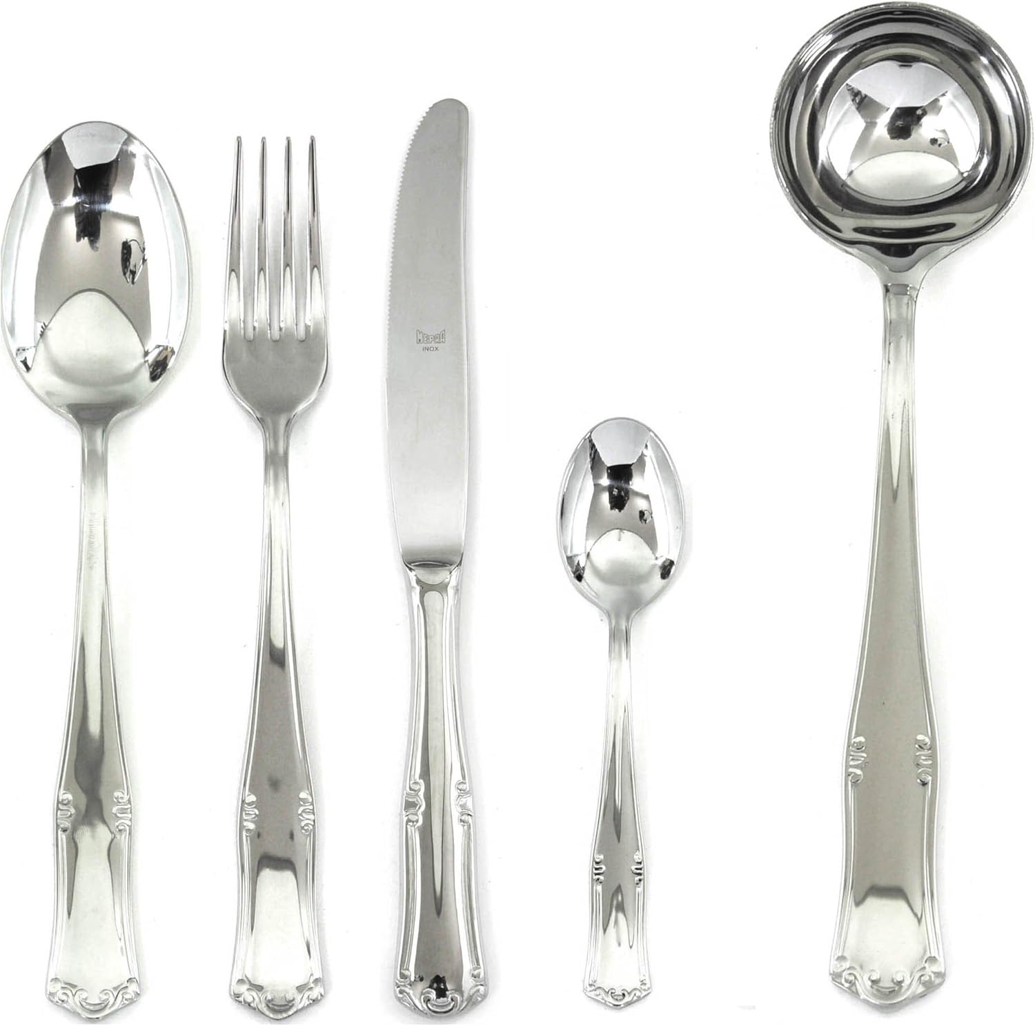 Amazon.com | MEPRA Flatware Set, Metallic: Completer Serveware Sets ...